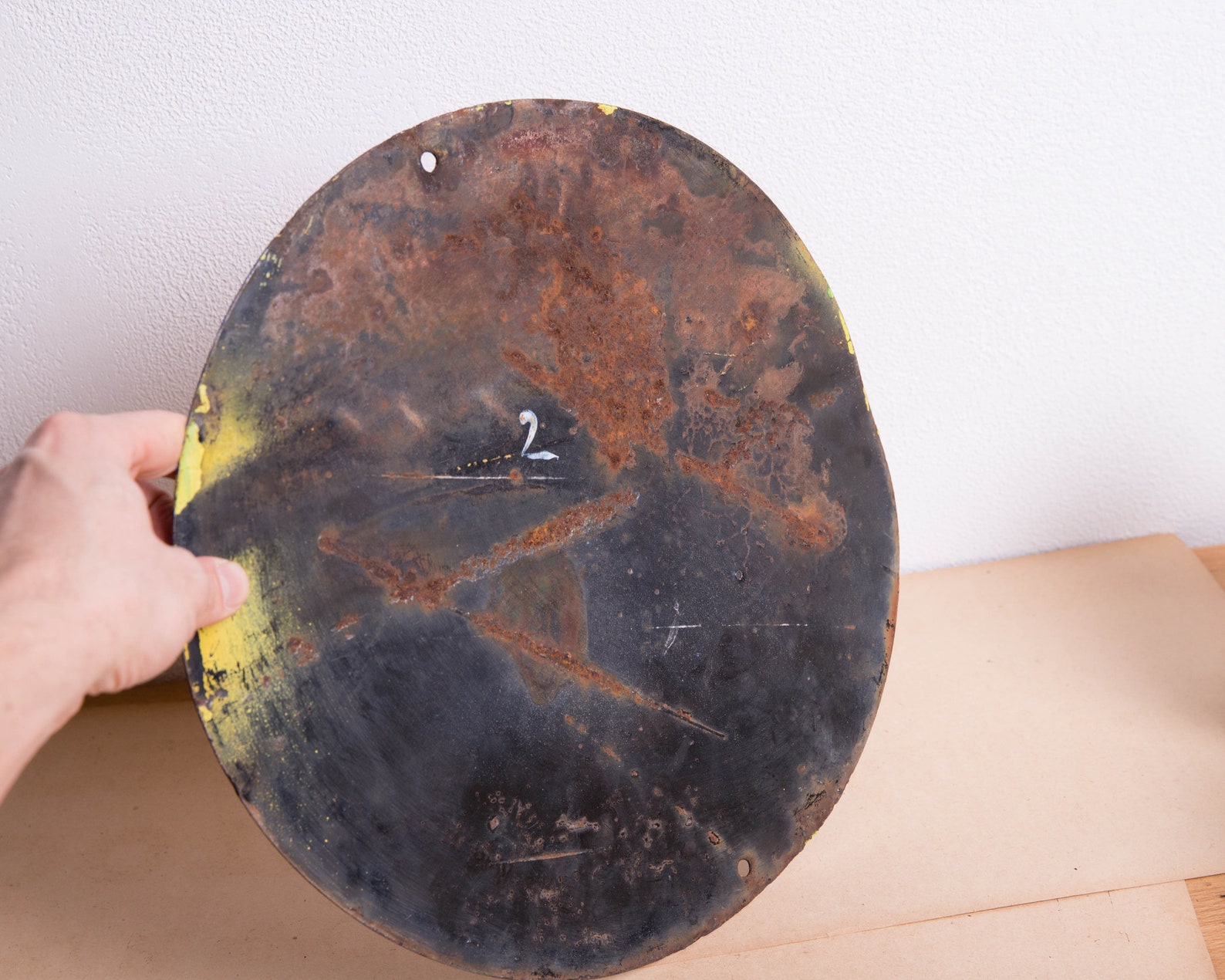 Vintage Enamel Sign Labor Safety Warning Sign Caution 1970s - Etsy ...