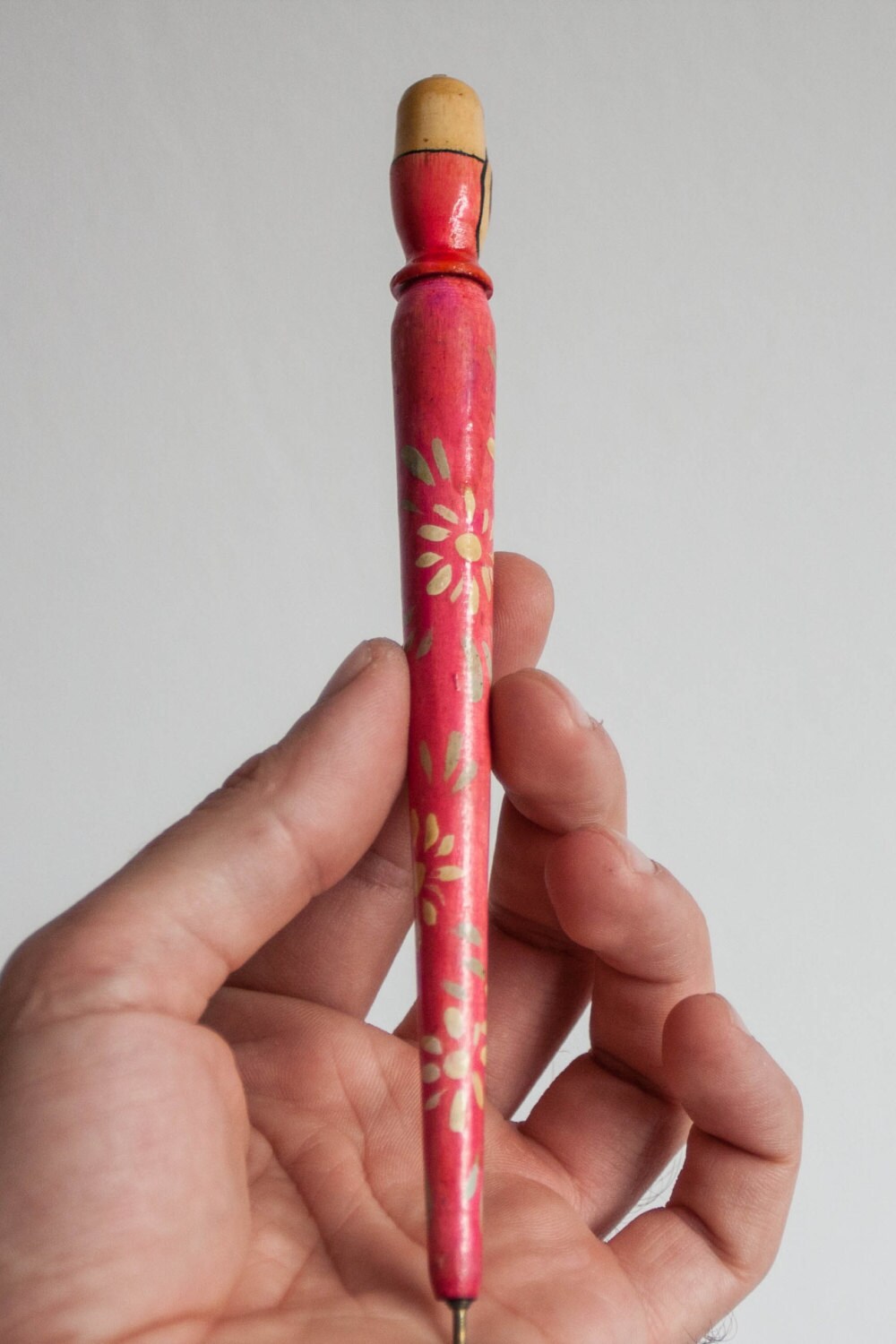 Wooden Ballpoint Pen, Matryoshka Doll Vintage Pen, Hand-painted Wooden ...