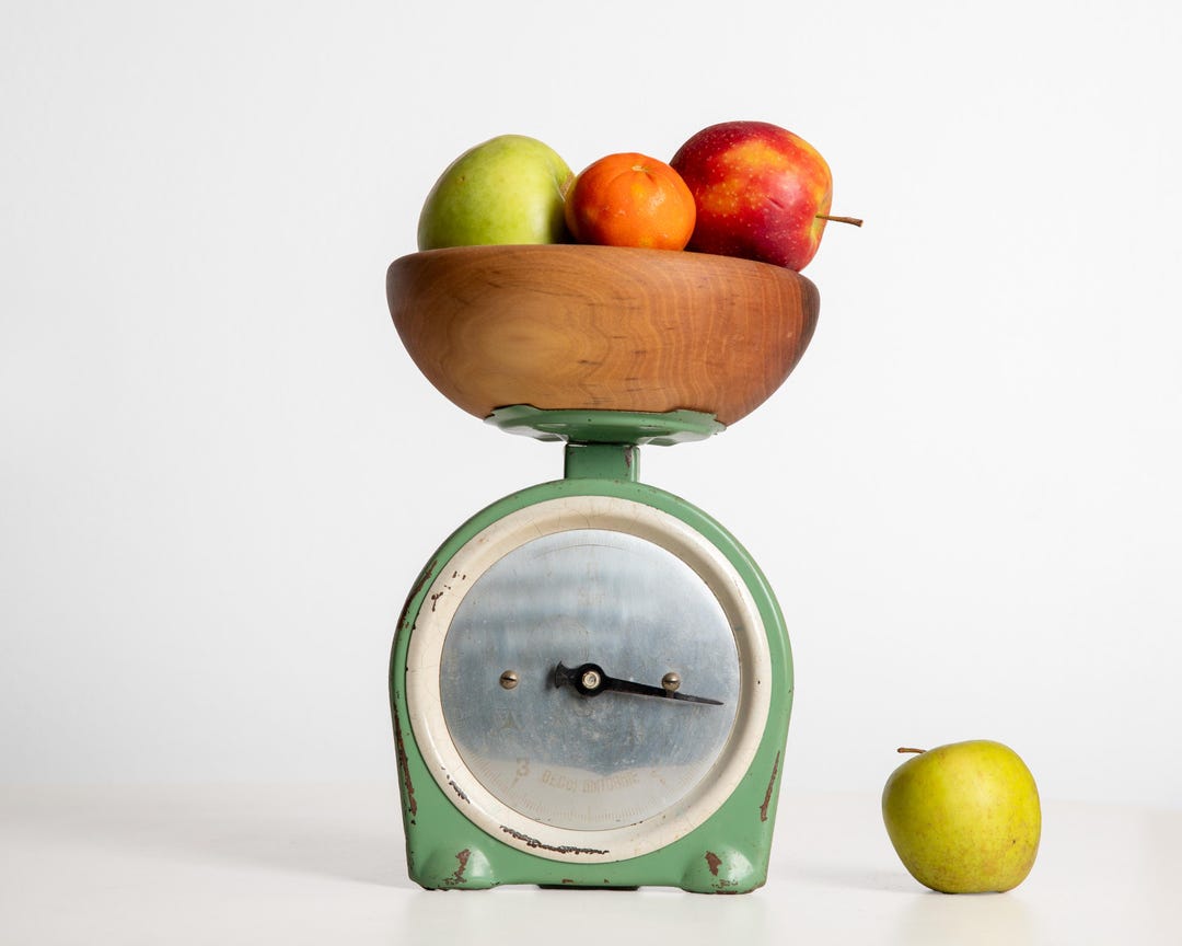 Vintage Green Kitchen Scale – Rustic 1970s Kitchen Decor, Soviet Gift ...