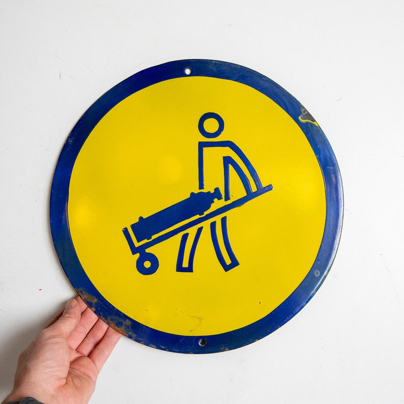 Vintage Warning Sign - Etsy