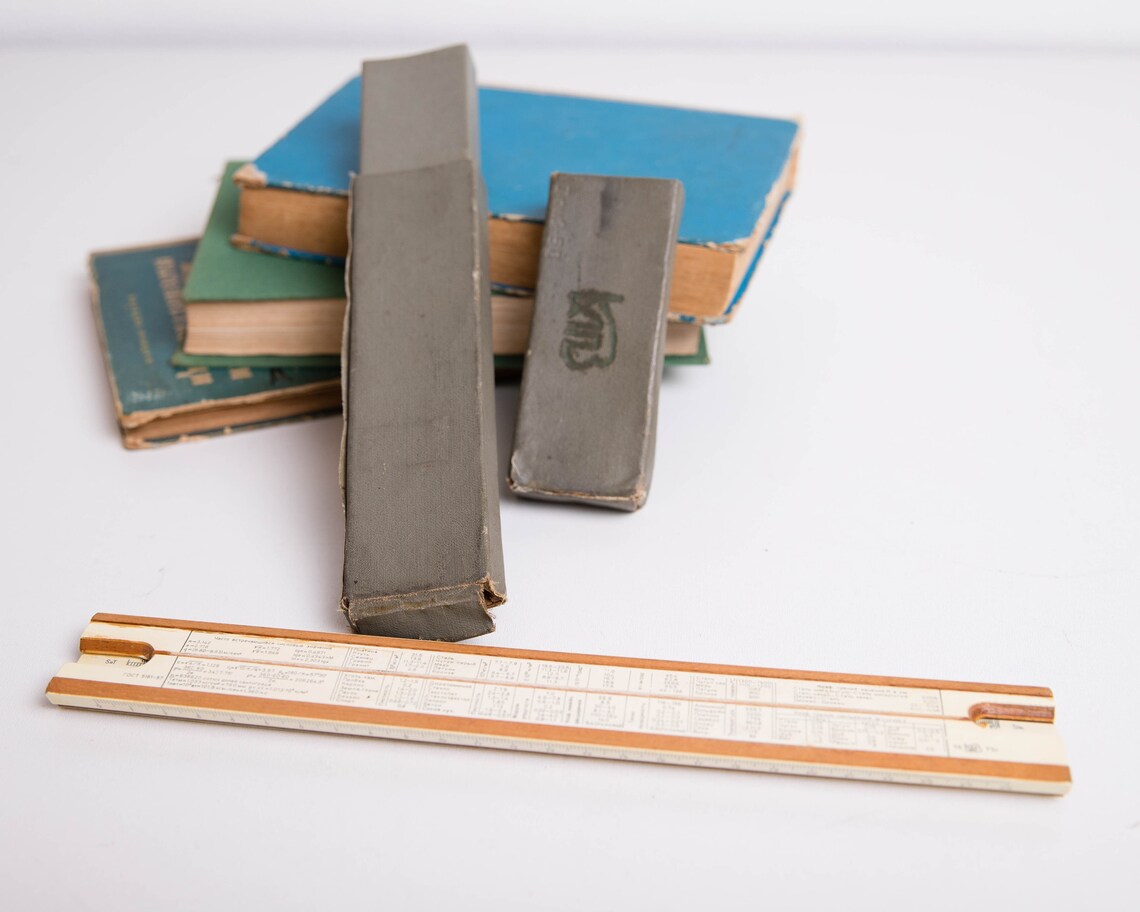 Russian Slide Ruler Soviet Logarithmic Ruler Calculator | Etsy