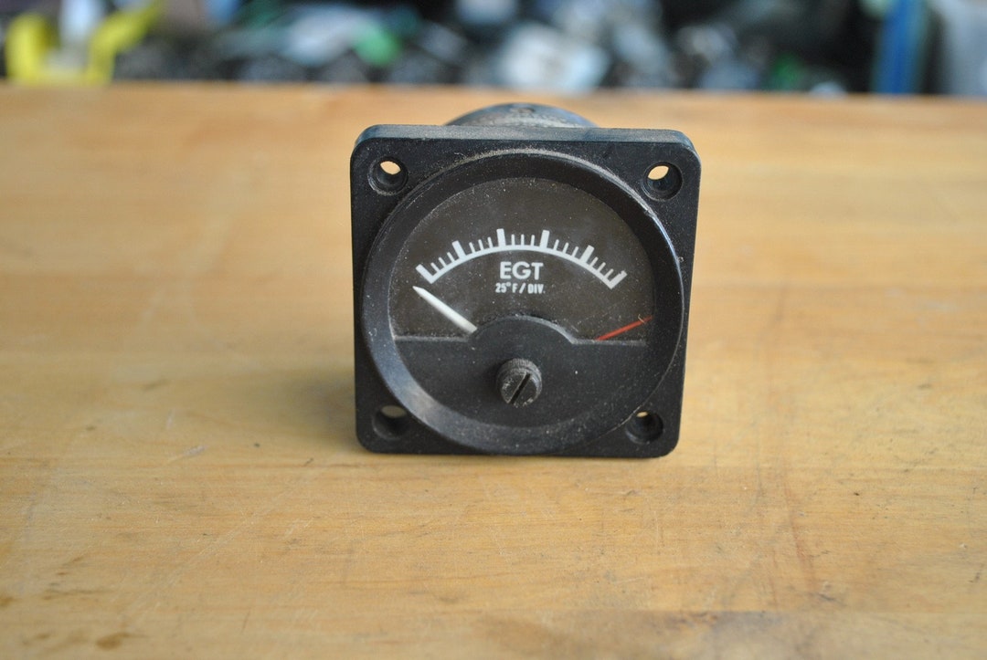 Alcor EGT Exhaust Gas Temperature Gauge Vintage Retro Aircraft - Etsy