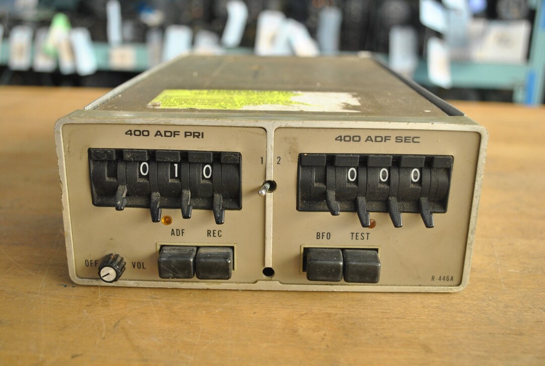 Cessna ARC R-446A ADF Receiver 43090-1128 3339 Vintage Retro Aircraft ...