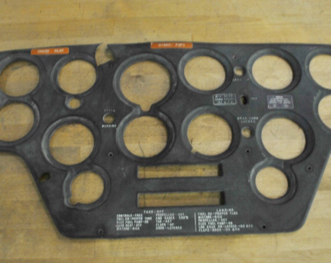 Piper PA-24-250 Comanche Instrument Panel Assembly Vintage Retro ...