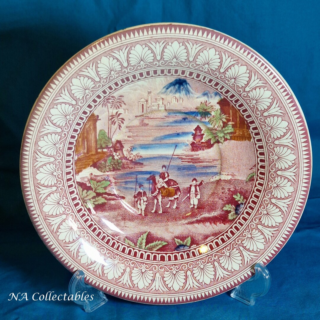 Maling Pottery Handtinted Chinese Design Dish, 1930's - Etsy UK