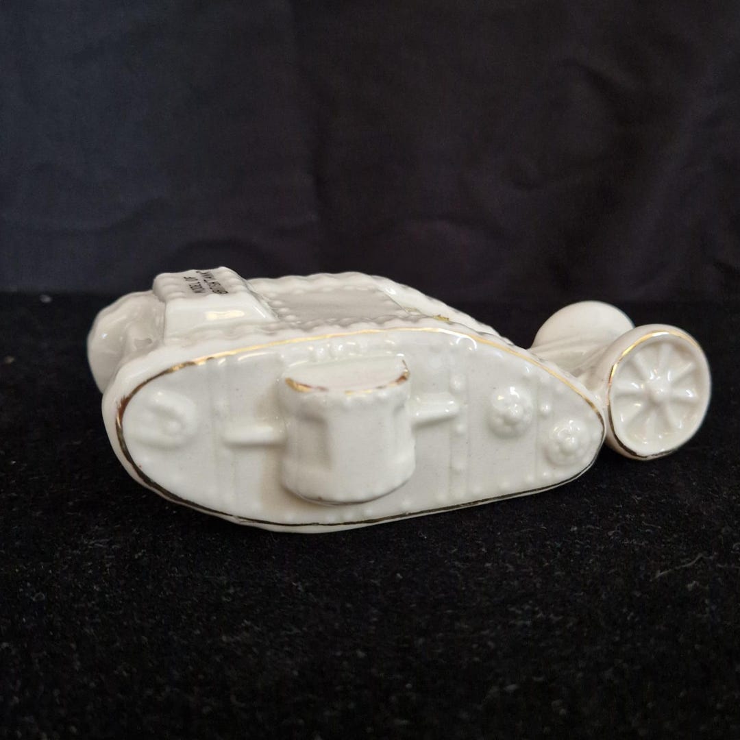 Crested Ware Model of a British Tank, WW1, Willow Art China. - Etsy
