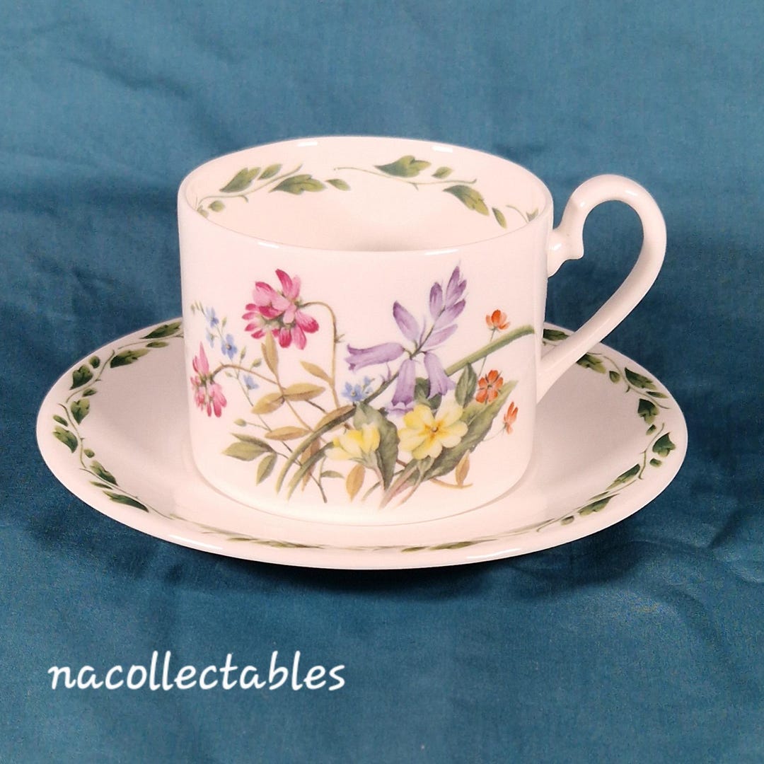 Coffee Mug and Saucer (2 Available), Fine Bone China, RHS 'the Garden ...