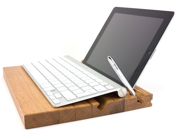 Items similar to GroovBoard Antique Oak - iPad Lap Desk & Stand on Etsy