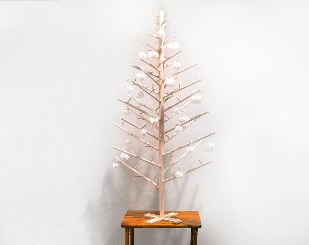 Minimalist Wood Dowel Christmas Tree Kit – Handmade Scandinavian ...