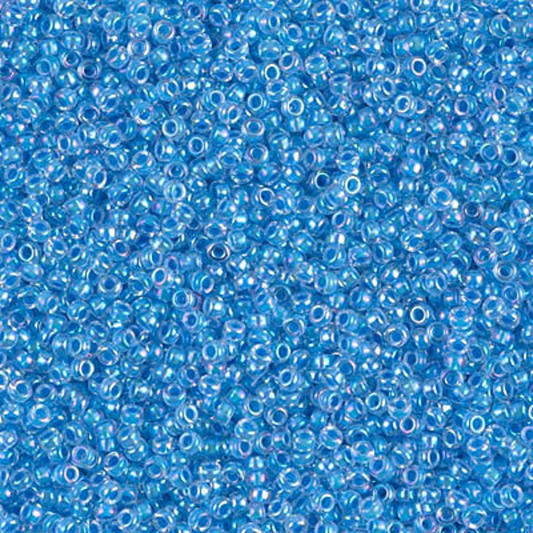 15-2205 - Light Blue Lined Crystal AB - Miyuki 15/0 Seed Beads - Etsy