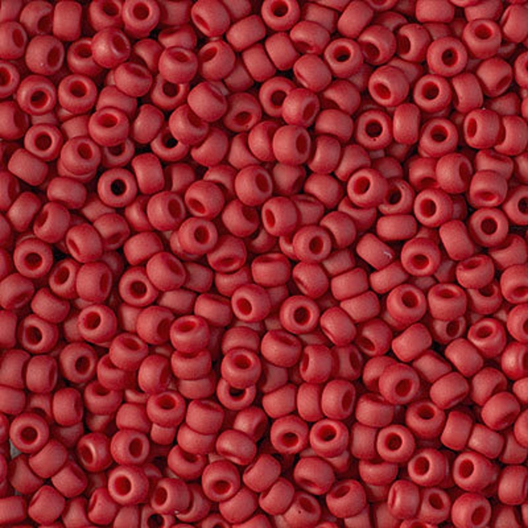 8-2040 - Matte Metallic Brick Red - Miyuki 8/0 Seed Beads - Etsy