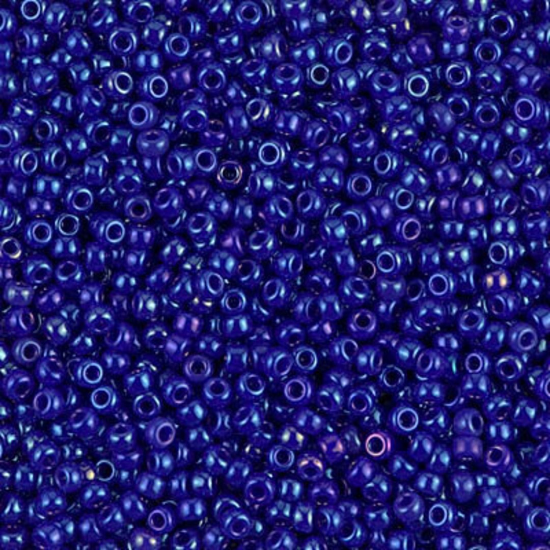 11-1945 - Opaque Cobalt Luster - Miyuki 11/0 Seed Beads - Etsy
