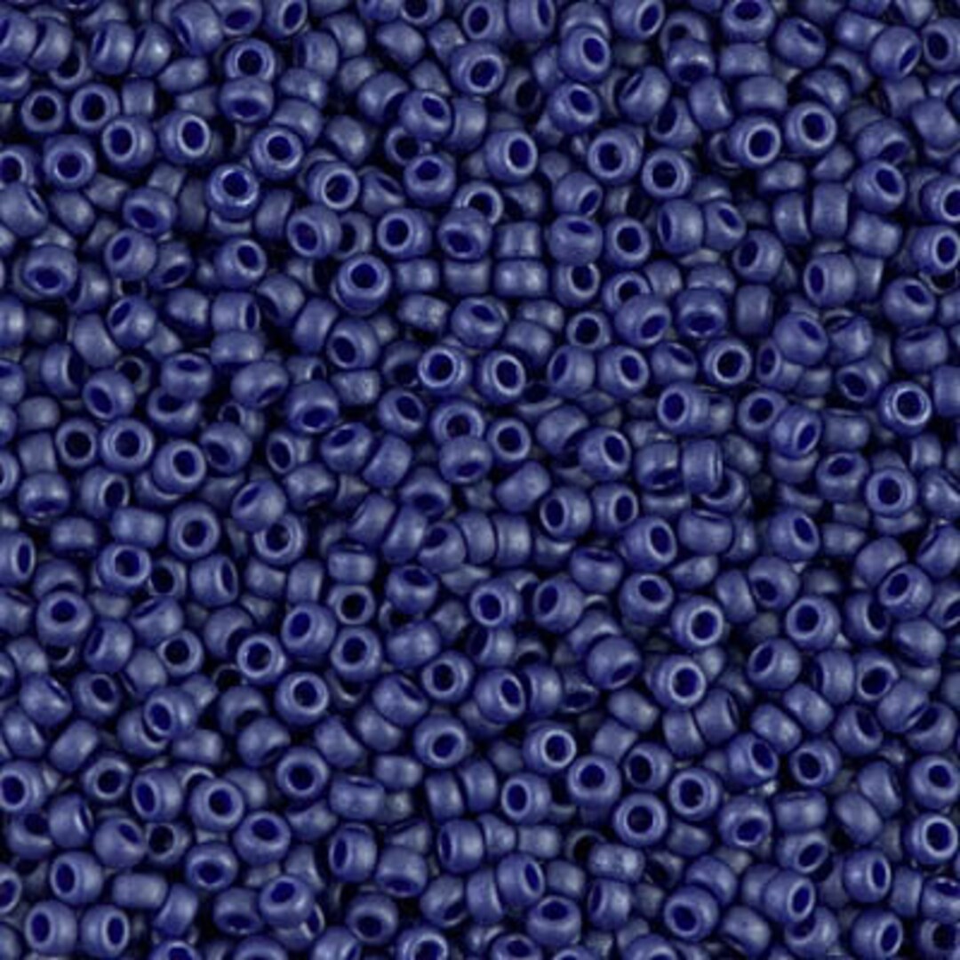 11-2075 - Matte Opaque Cobalt Luster - Miyuki 11/0 Seed Beads - Etsy