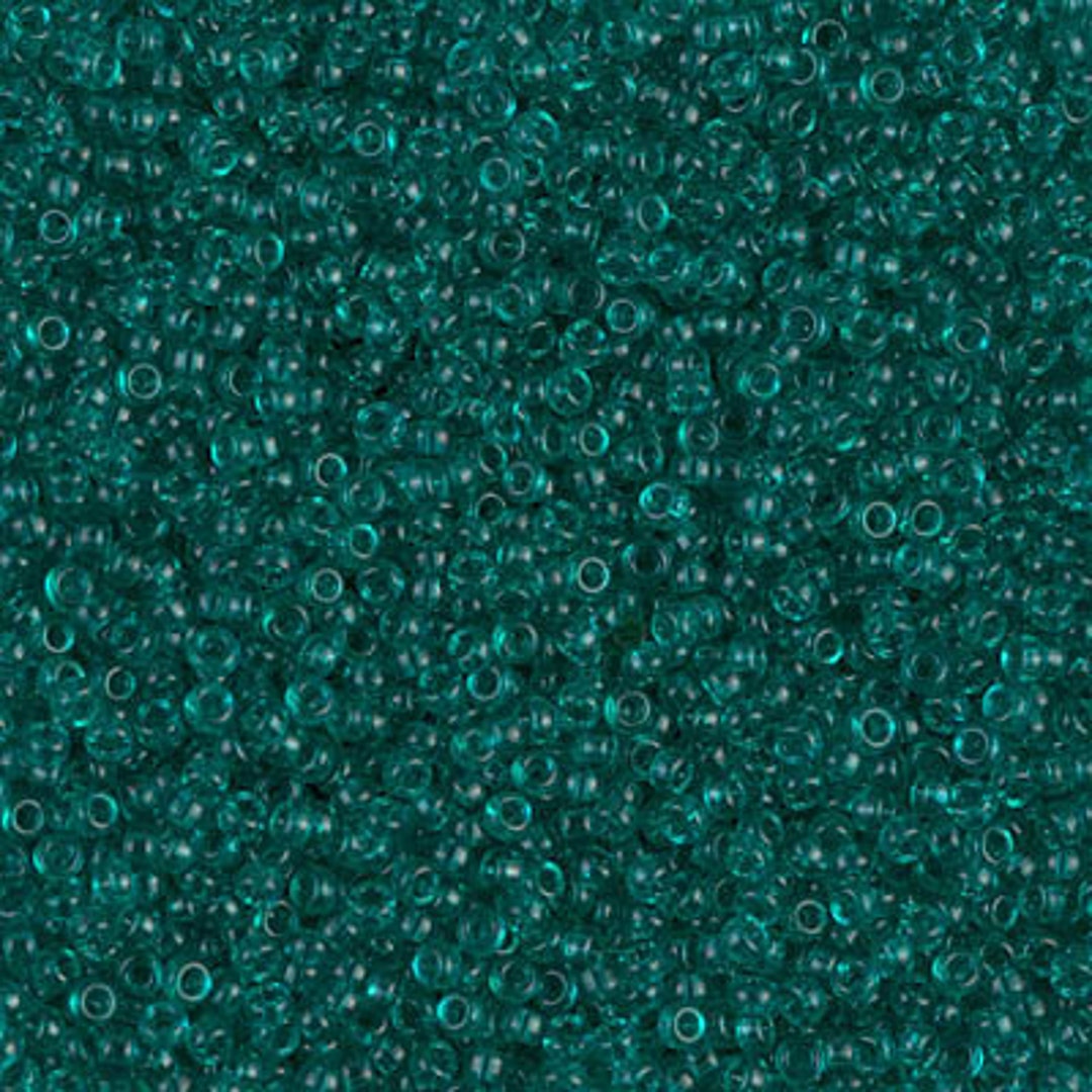 15-2405 - Transparent Teal - Miyuki 15/0 Seed Beads - Etsy