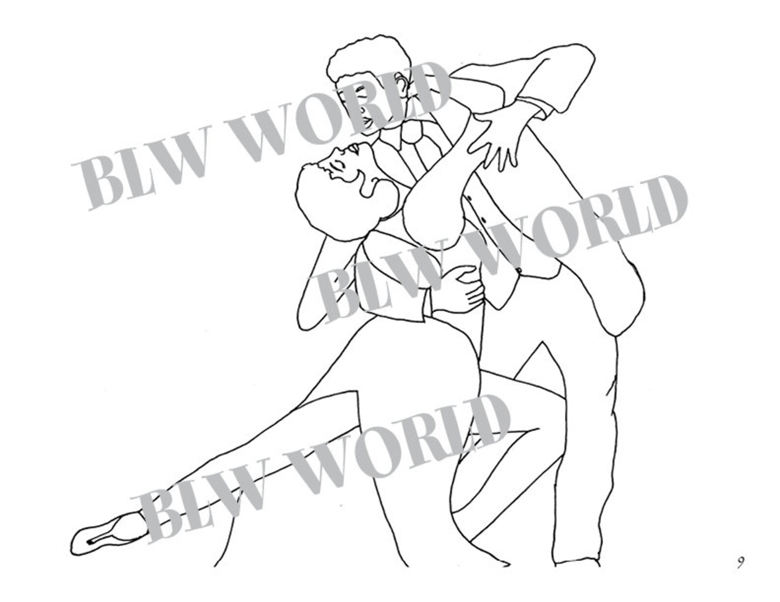 Tango Coloring Book, Tango Coloring Pages, Coloring Pages, Coloring ...