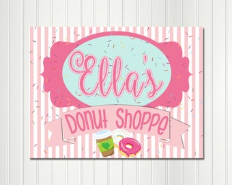 Doughnut shop sign | Etsy