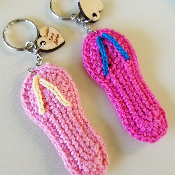 Flip Flop Key Chain - Etsy
