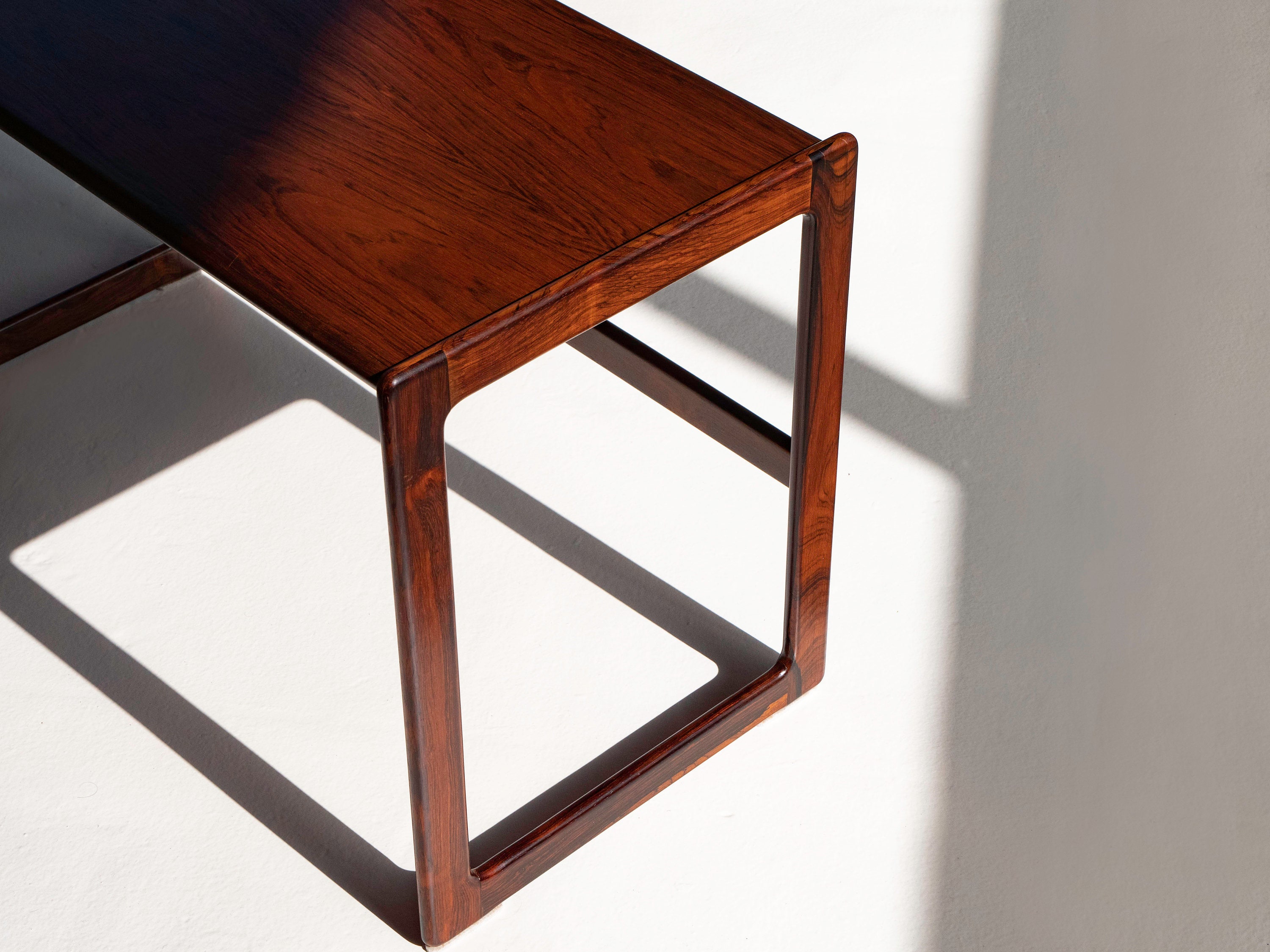 Arne Hovmand Olsen Rosewood Nesting Tables for Mogens Kold, Denmark ...
