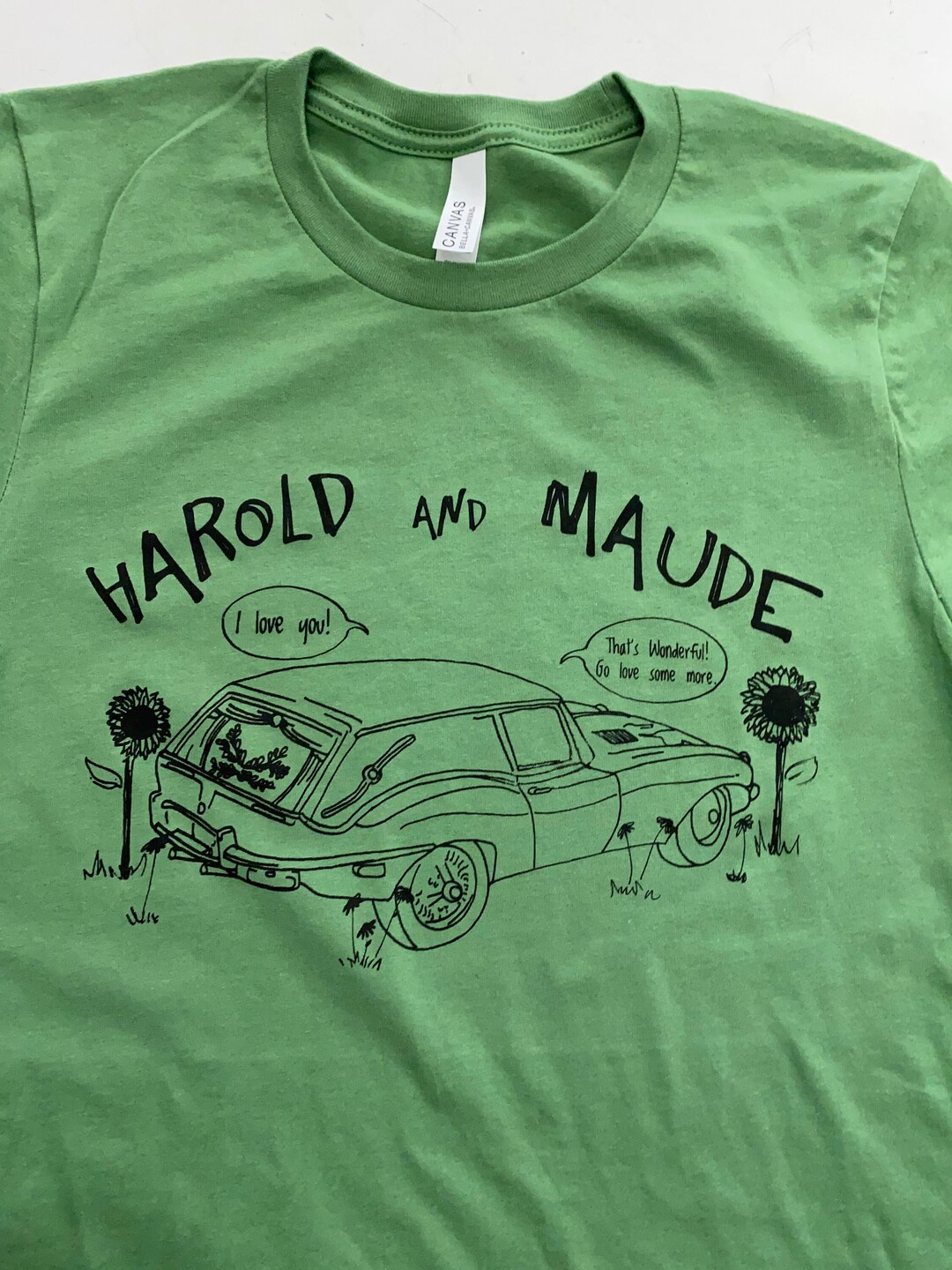 Harold and Maude Movie Shirt: Jaguar Hearse, Cult Film Tee - Etsy