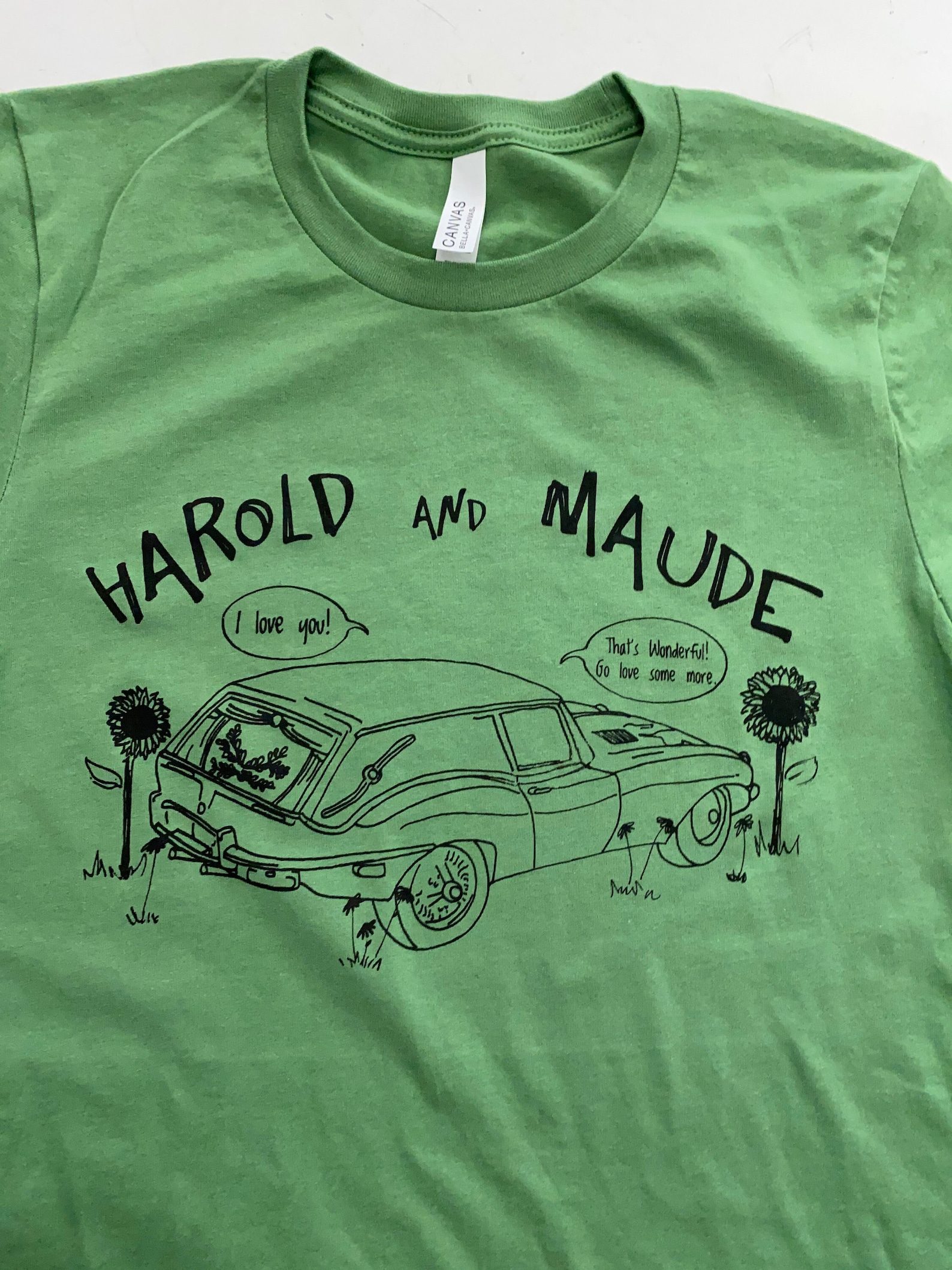 Harold and Maude Movie Shirt, Jaguar Hearse Design, Cult Film, Gift for ...