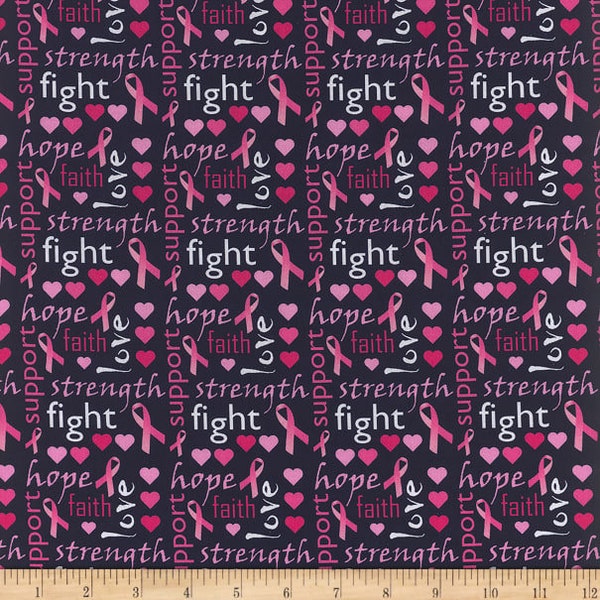 Breast Cancer Fabric - Etsy
