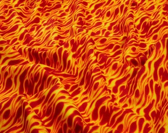 Flame Cotton Fabric - Etsy