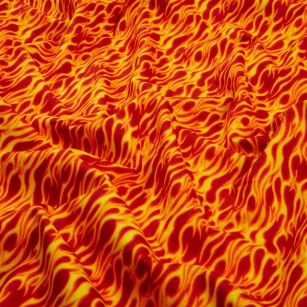 Flame Fabric - Etsy