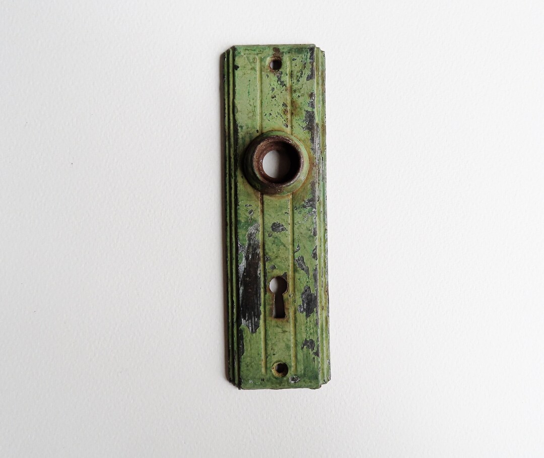 Antique Doorknob Backplate / Vintage Door Backplate - Etsy