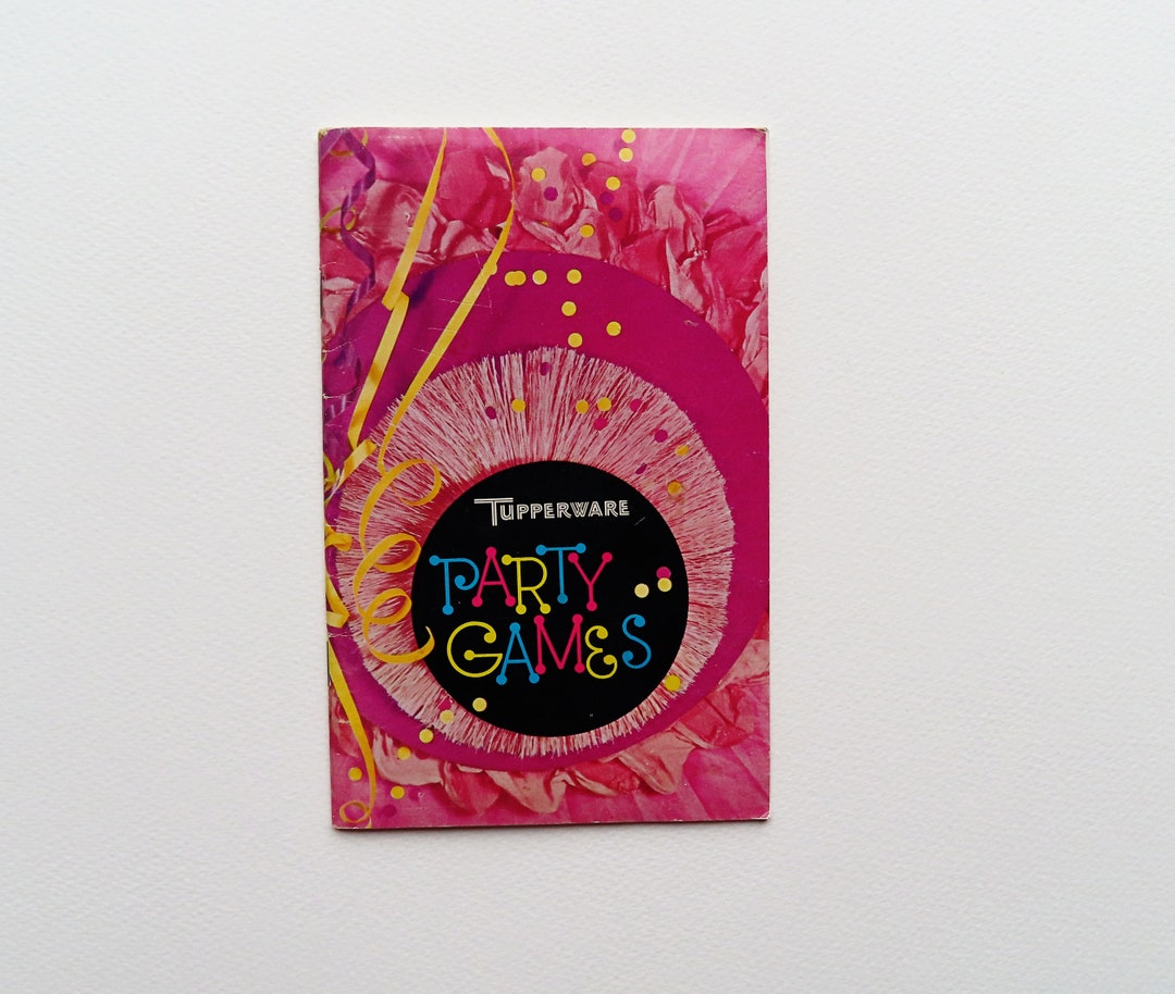 Vintage Tupperware Party Games Booklet - Etsy