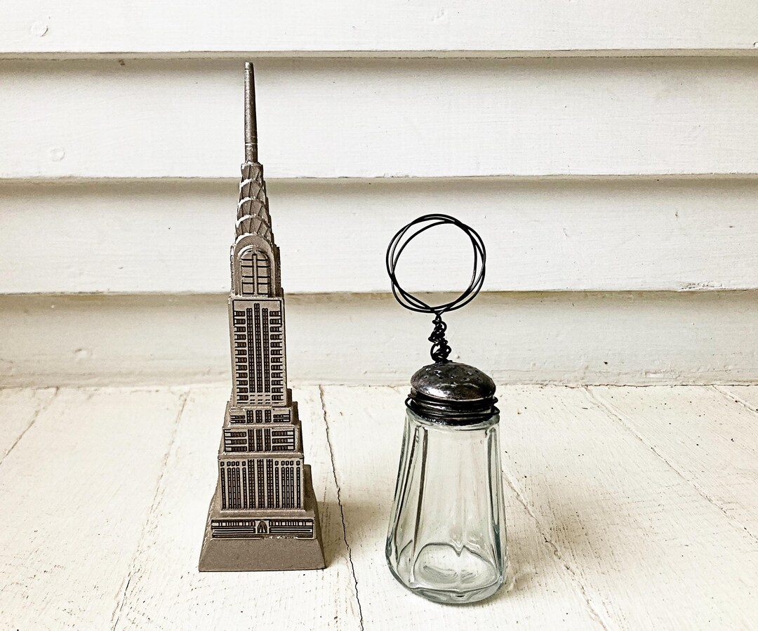 Photo Stand From Vintage Repurposed Salt Shaker / Farmhouse Decor ...