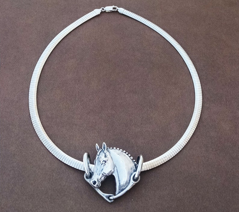 Horse Necklace English Horse Necklace Horse Jewelry - Etsy