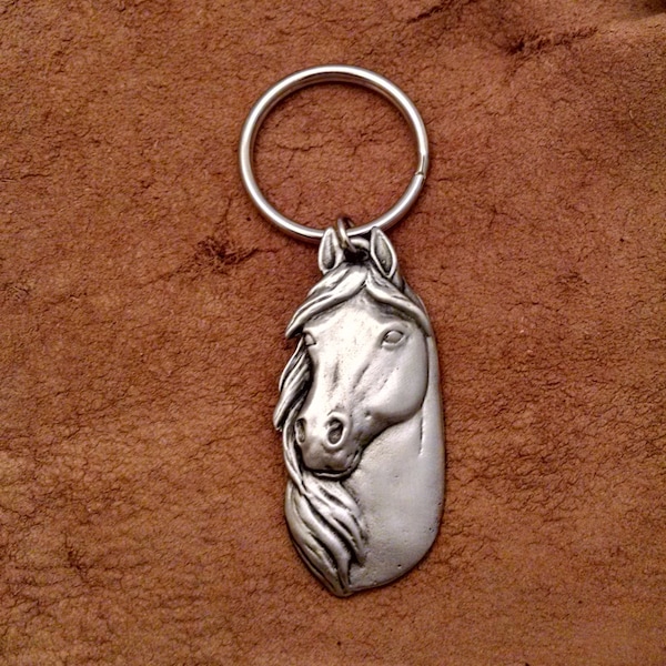 Horse Keychain - Etsy