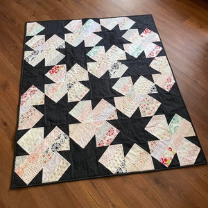 Pinwheel Star Quilt Pattern (PDF Download) - Etsy
