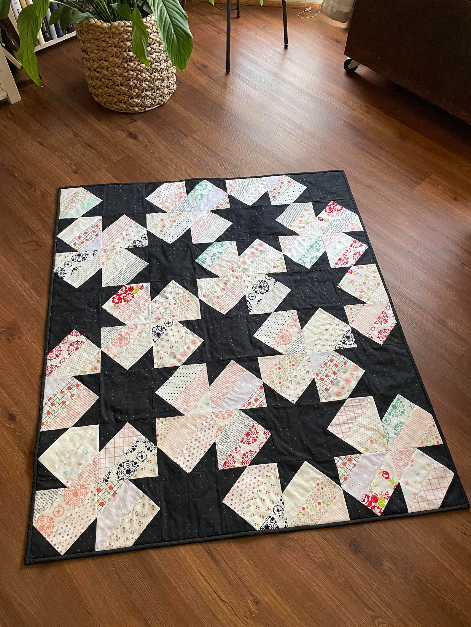 Pinwheel Star Quilt Pattern PDF Download - Etsy