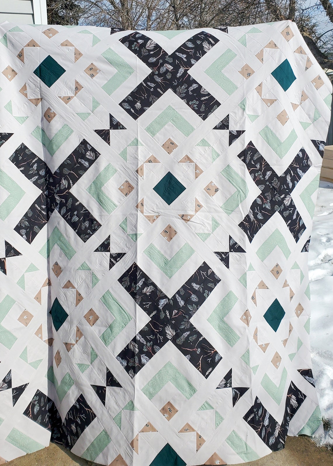 Cross Track Quilt Pattern PDF Download - Etsy Canada