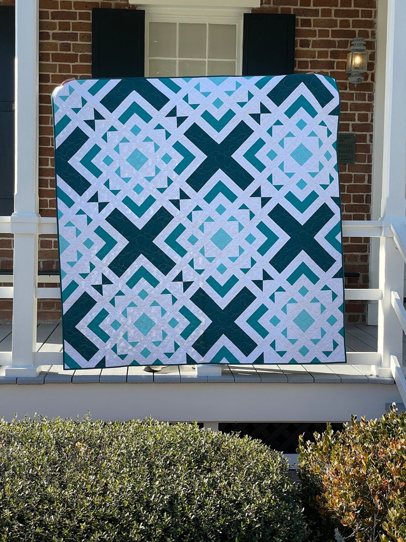 Cross Track Quilt Pattern (PDF Download) - Etsy