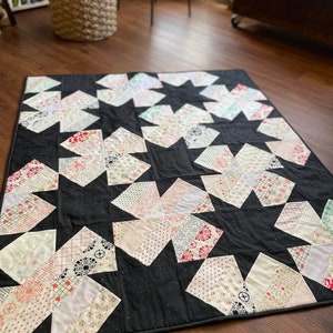 Pinwheel Star Quilt Pattern (PDF Download) - Etsy