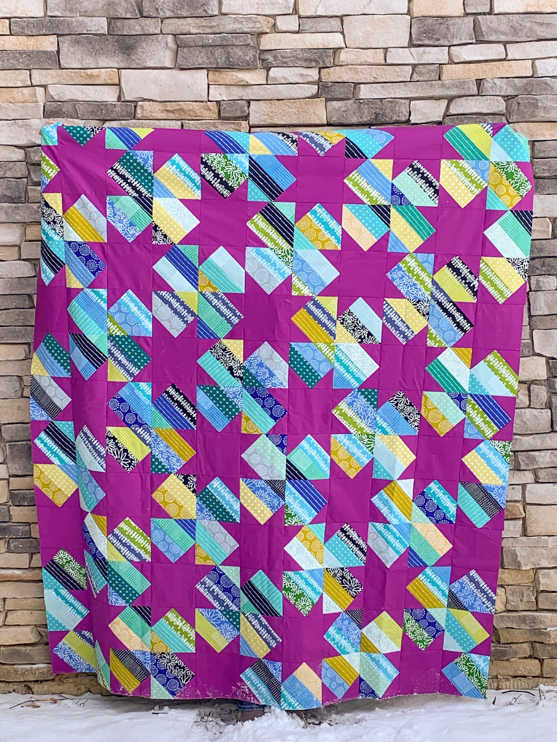 Pinwheel Star Quilt Pattern PDF Download - Etsy