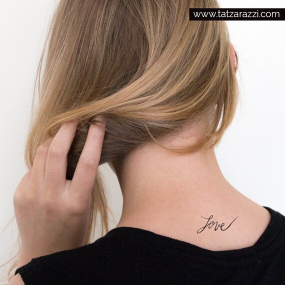 Cursive Love Tattoo