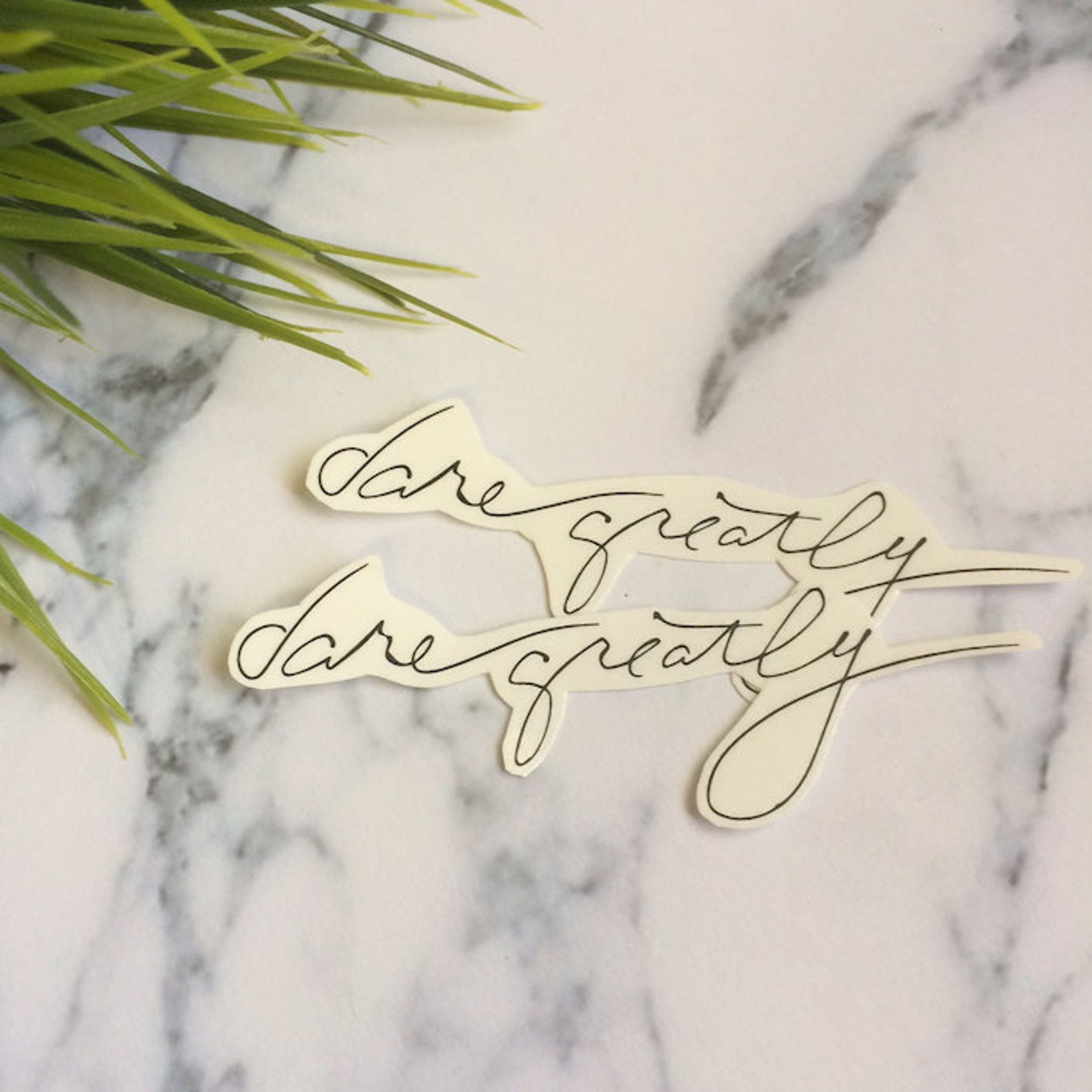 Dare Greatly Temporary Tattoo Script Calligraphy Cursive | Etsy