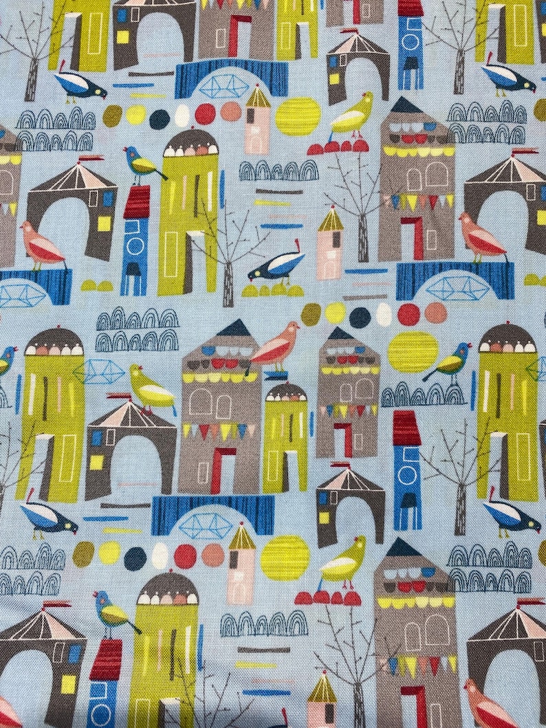 Nutex Fabric - Scenic by Ellen Giggenbach - Neighbourhood OOP - Etsy