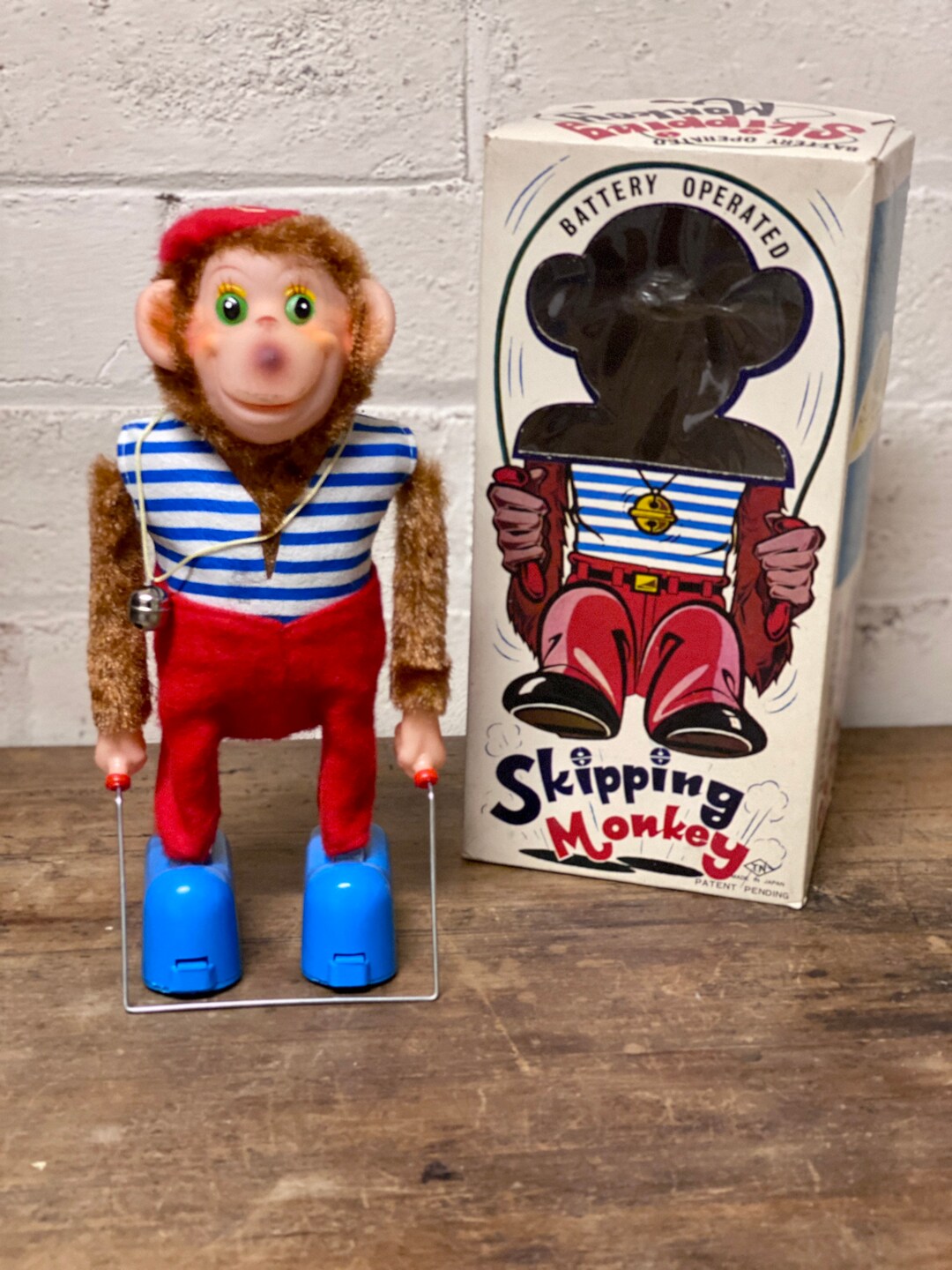 A Fabulous Vintage 1960s Japan TN Nomura Skipping Monkey Toy - Etsy