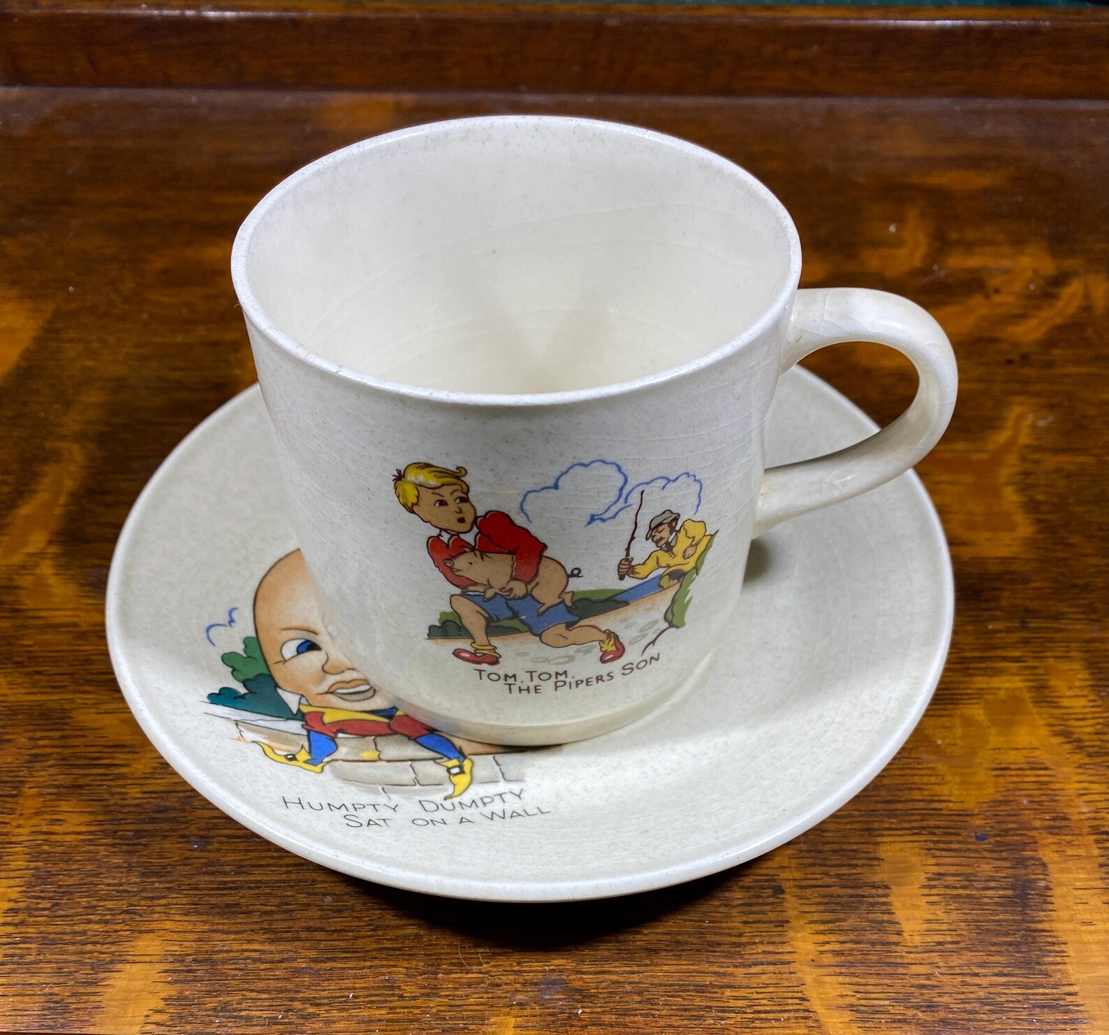 Vintage Nursery Rhyme Breakfast Crockery Set by Johnson of Australia - Etsy