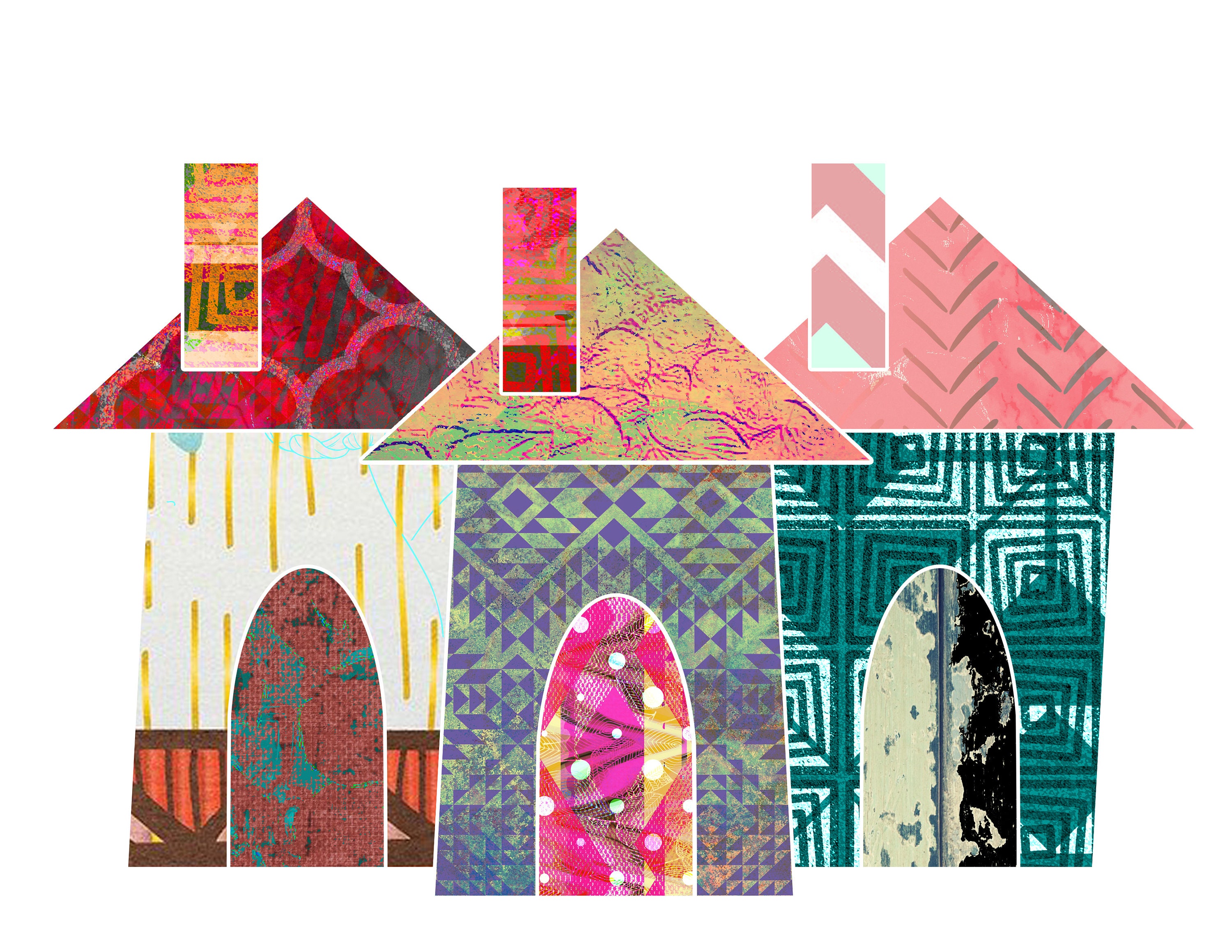 Instant Download Printable Mix and Match Junk Journal Houses - Etsy