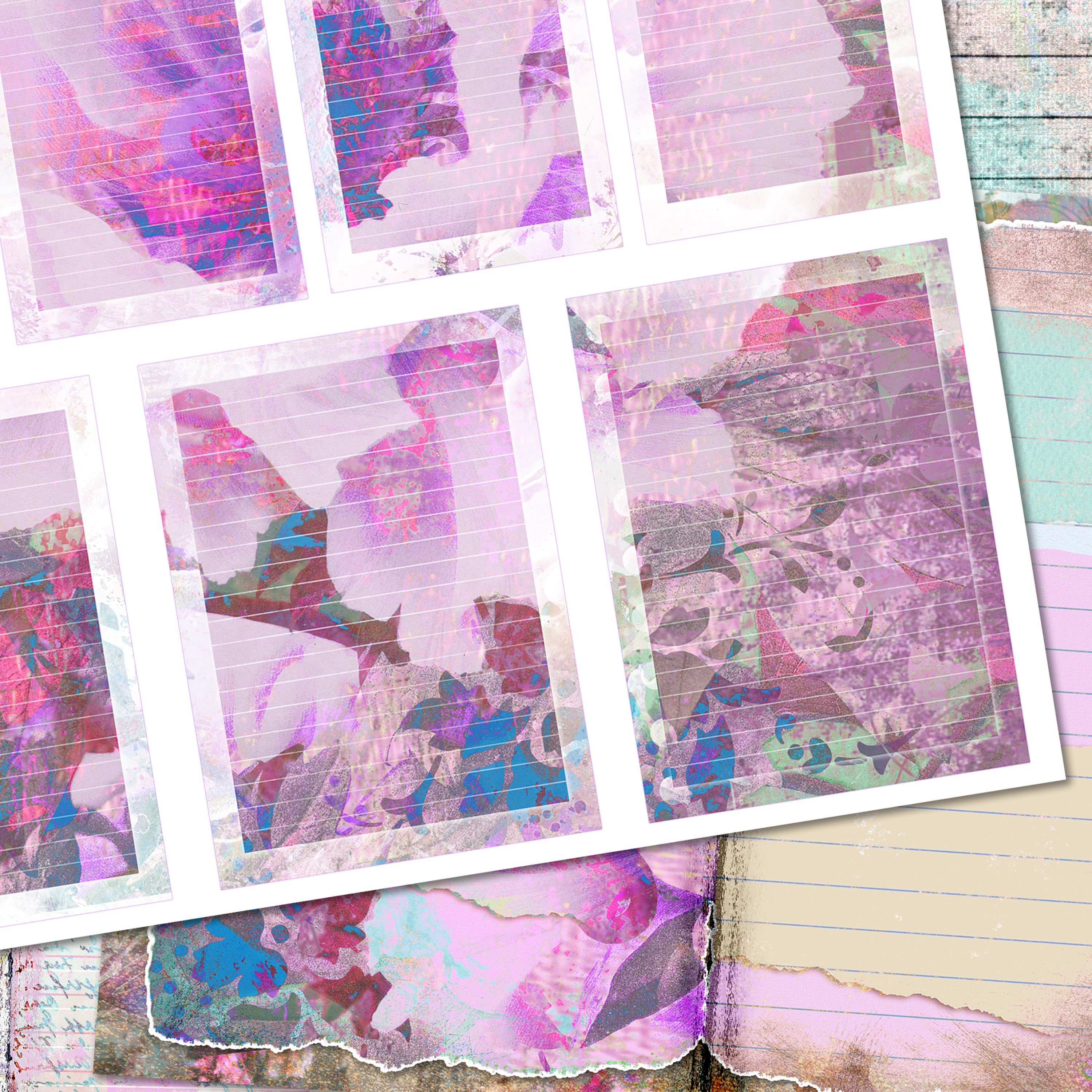 Instant Download Printable Floral Pastels Junk Journal Kit - Etsy