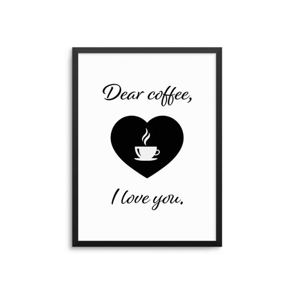 Dear Coffee - Etsy