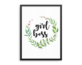 Cool Motivational Print Motivational Poster Gift for Boss - Etsy