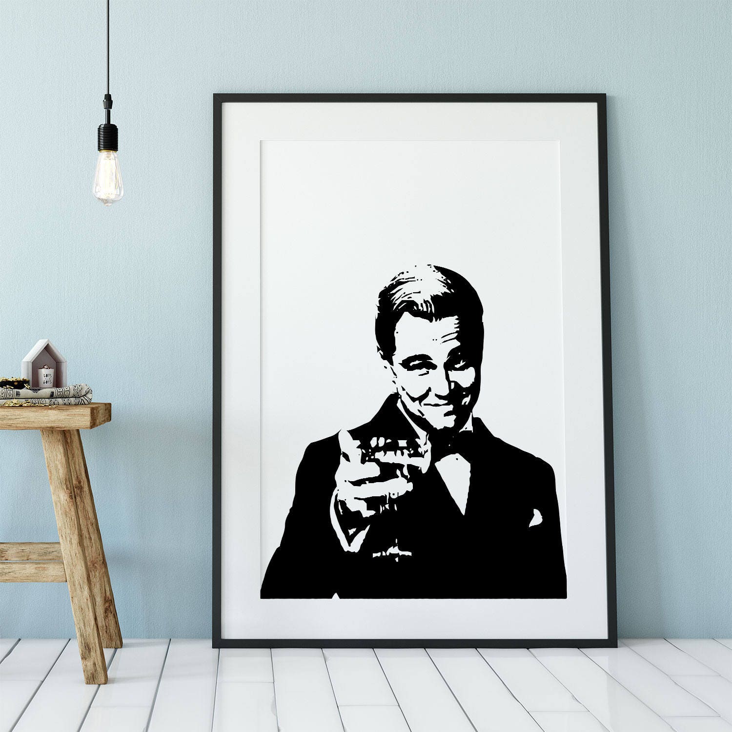 Gatsby art Great Gatsby movie print Leonardo DiCaprio art print The ...