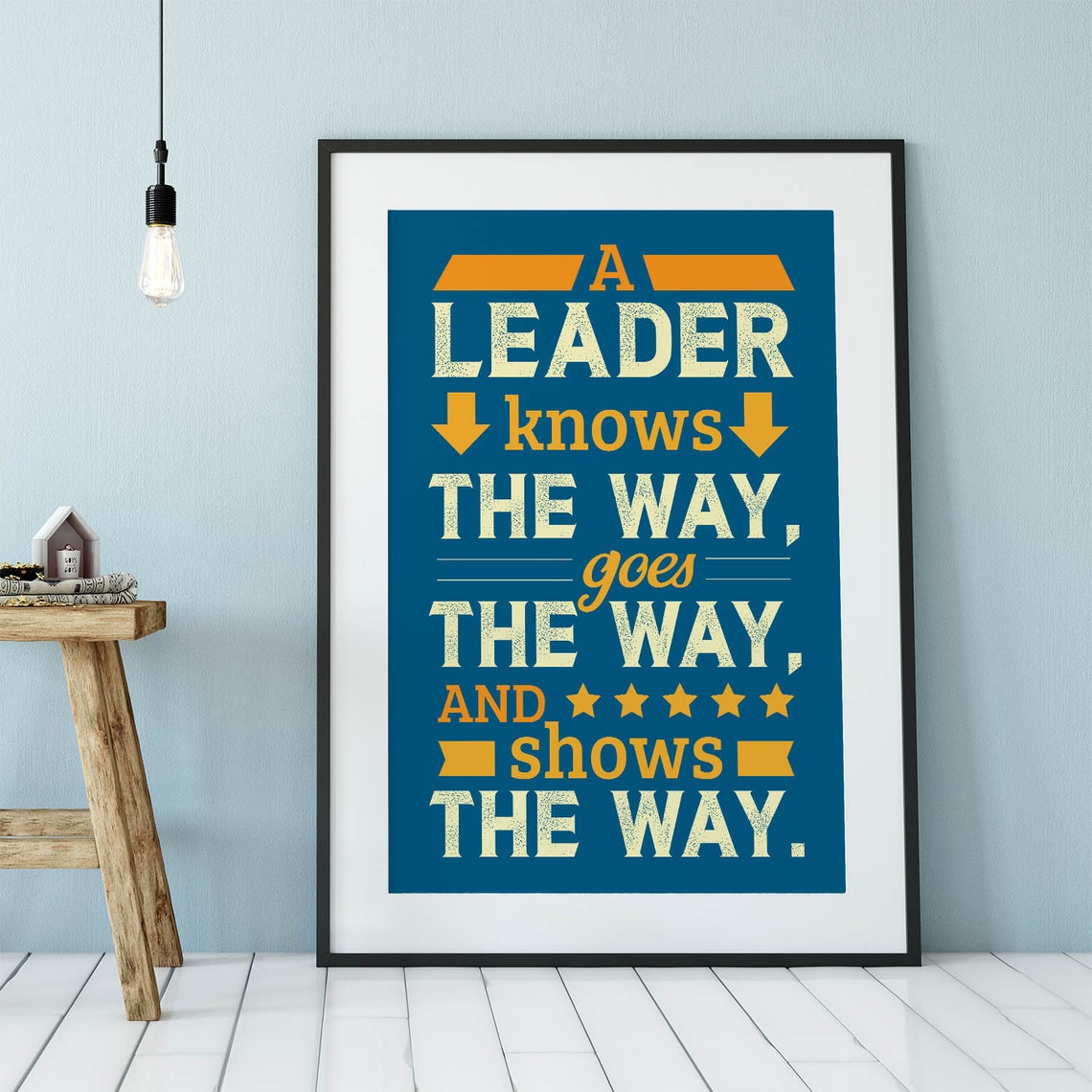 A Leader Knows the Way Goes the Way and Shows the Way John C. - Etsy