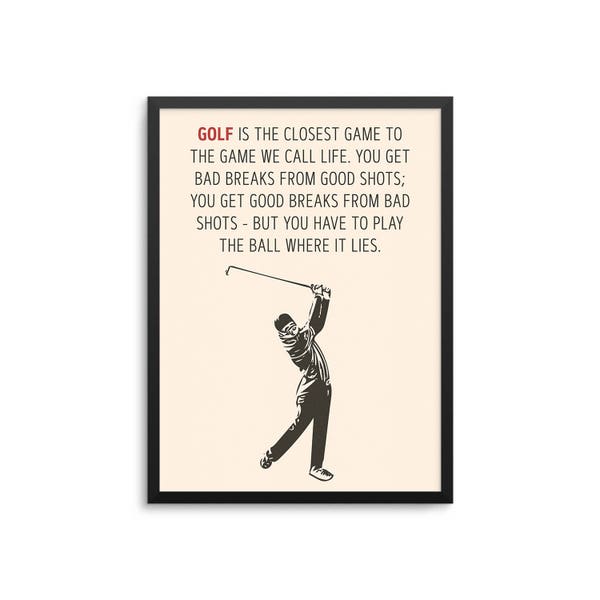 Golf Poster - Etsy